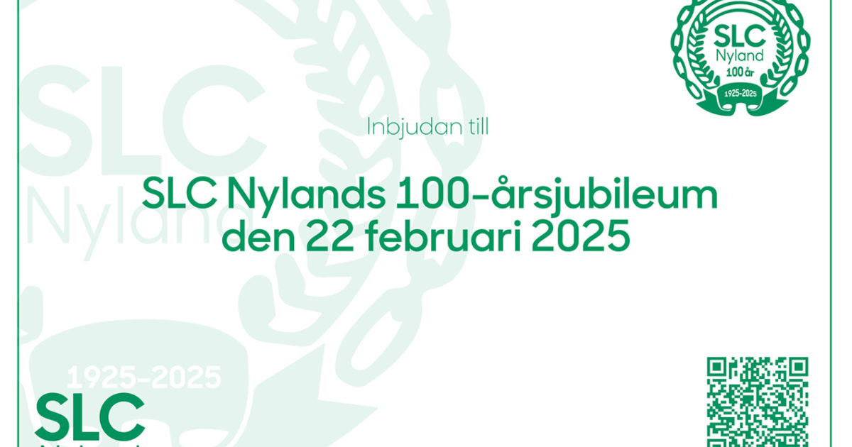 SLC | 22.2: SLC Nyland firar 100 år